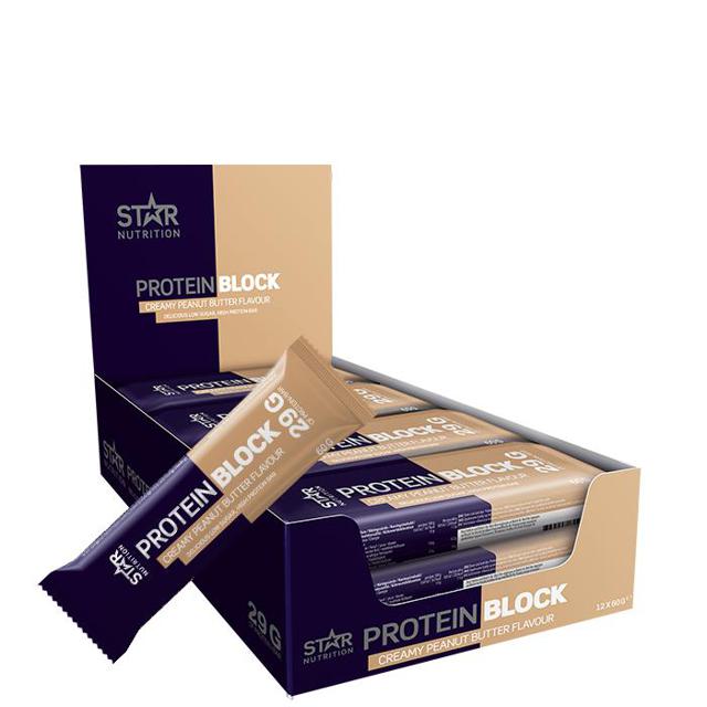 12 x Protein Block Bar 60 g - I lager på 2 apotek/butiker | Pris 199 ...